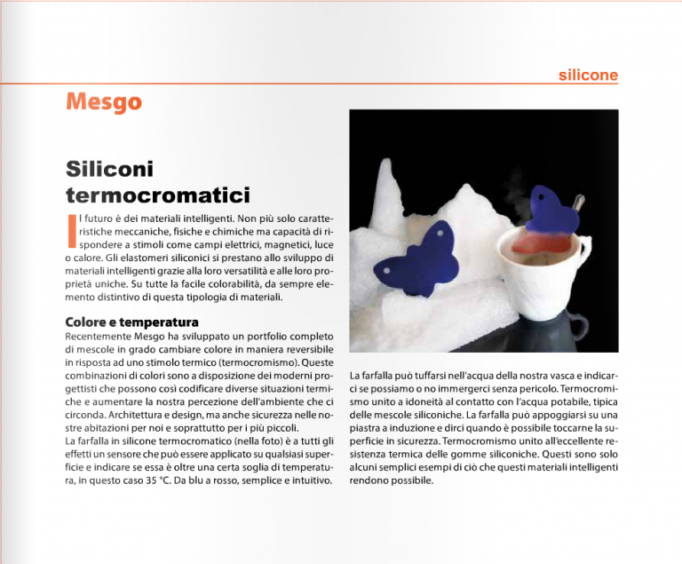 siliconi termocromatici - Mesgo