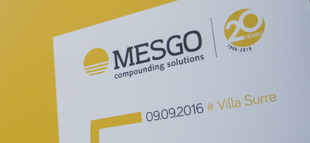 It's 20 years we're growing together with you - MESGO - Compounding Solutions